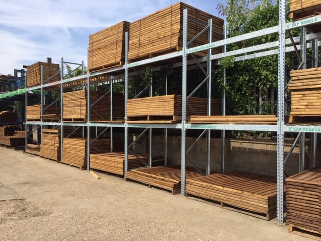 Racking For Fence Panels | Fencing Storage Solutions | Stakapal